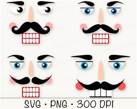 Nutcracker Face Clipart