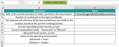 Info Excel Function Syntax Examples How To Use