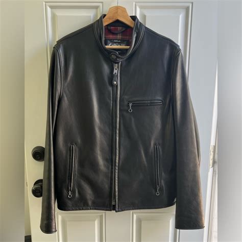 Schott Nyc Jackets And Coats Schott Ny Leather Jacket Cafe Racer