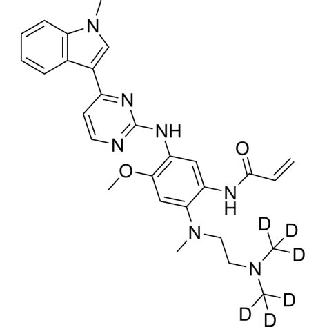 Osimertinib D6 Azd 9291 D6 Mutant Selective Egfr Inhibitor