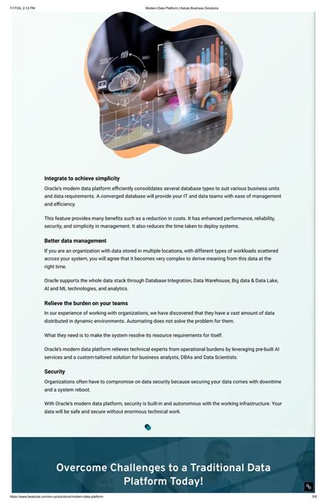 oracle modern data platform astute business solutions pdf