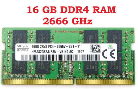 Memory Ram Sk Hynix 16gb Ddr4 Ram 2666mhz Laptop Ram Memory Module Was Sold For 450 00 On 30
