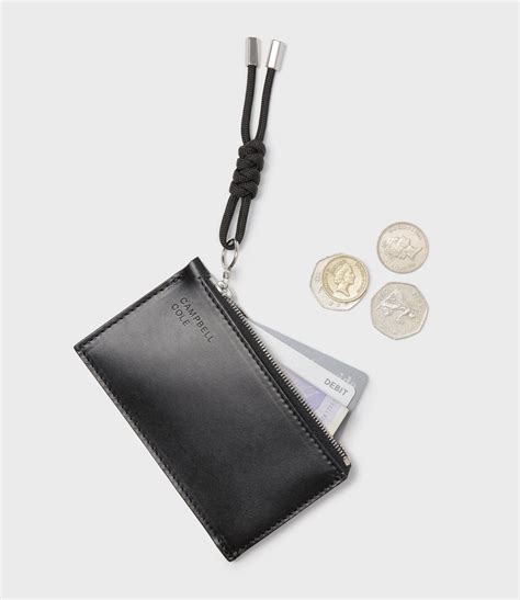 Simple Coin Pouch Puller Black Campbell Cole