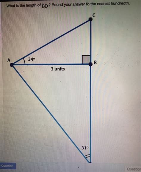 Solved What Is The Length Of Round Your Answer To The