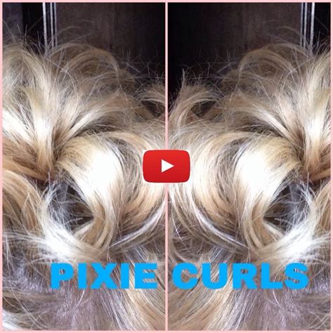 Pixie Curls With Vidal Sassoons Curling Iron Youtube Hair Care