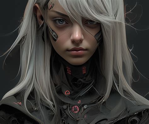 Artstation 330 Cyberpunk Woman Portrait 4k Artworks