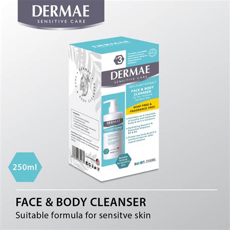 Dermae Face And Body Cleanser 250ml Duoleaf Healthcare