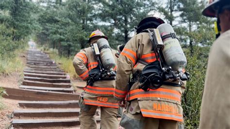 Firefighters Climb Manitou Springs Incline To Honor Fallen Heroes On 911 Fox31 Denver