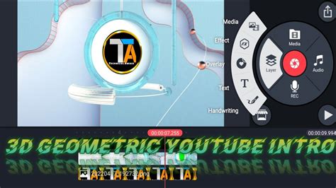 How To Make Geometric Youtube Intro In Kinemaster 3d Geometric Youtube Intro Kse Bnye Intro