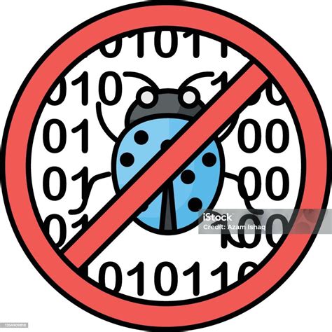 바이러스 백신 개념 버그 무료 버전 벡터 색상 아이콘 디자인 흰색 배경에 소프트웨어 및 웹 개발 기호 컴퓨터 프로그래밍 및 코딩