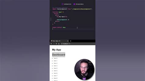 Otimize A Performance Das Suas Aplicações No Reactjs Com Lazy Loding Frontend Youtube
