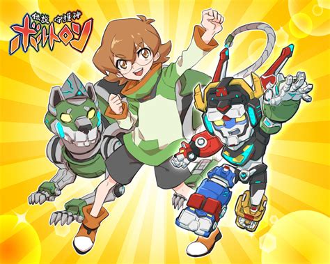 Ponzu Beetle Burner Golion Mecha Lion Voltron Midori Jishi Pidge Gunderson Hyakujuu Ou