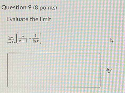 solved question 9 8 ﻿points evaluate the