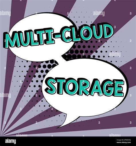 text showing inspiration multi cloud storage business idea use of