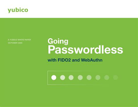 Going Passwordless With Fido2 And Webauthn Docslib