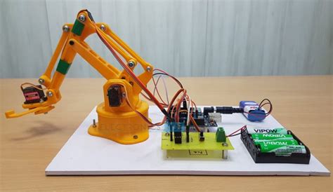 diy arduino和蓝牙控制机器人手臂项目与电路图和输出 亚博app更新