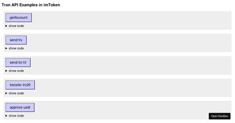 Tron Api Examples Codesandbox