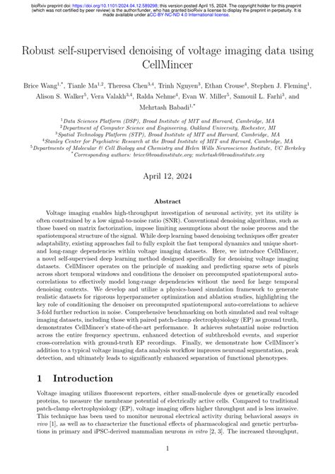 pdf robust self supervised denoising of voltage imaging data using