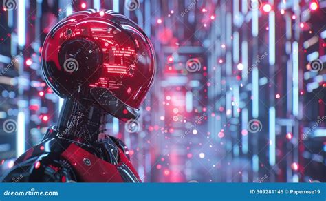 3d Rendering Artificial Intelligence Ai Research Of Robot And Cyborg
