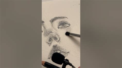 사각사각 연필 드로잉asmr 얼굴 그리기 Drawing Asmr With Real Pencil Sounds
