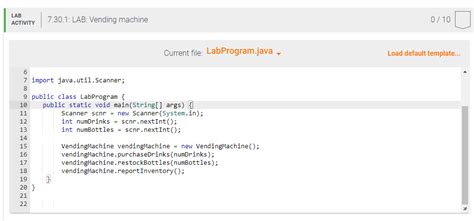 Solved Begin Tabular L L LAB LAB Vending Chegg