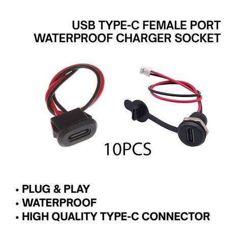 Jual Pcs Usb Type C Female Konektor Charger Shopee Indonesia