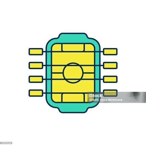 흰색 배경에 고립 된 윤곽 표 축구 게임 취미 또는 레저 아이콘을 채웠습니다 스포츠 팀 축구 선수 벡터 Championship에 대한 스톡 벡터 아트 및 기타 이미지
