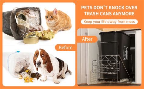 Nuoex Pull Out Trash Can Under Cabinet Fit Most 7 11