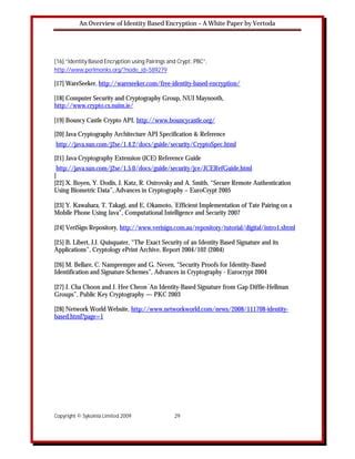 An Overview Of Identity Based Encryption PDF