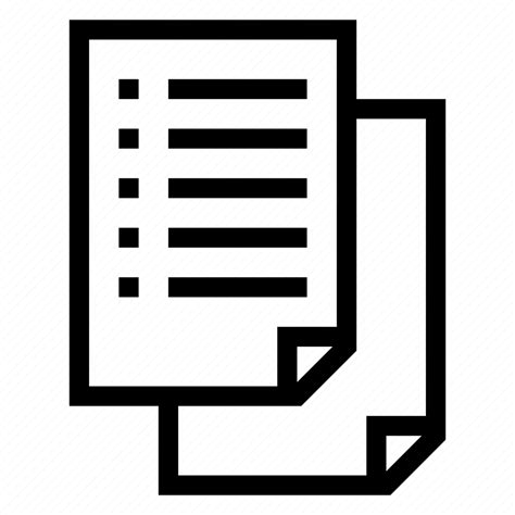Document Extension File Form Format Paper Report Icon Download