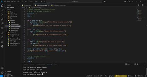 Mahmish Munawar On Linkedin Python Programming Compoundinterest Coding Softwaredevelopment