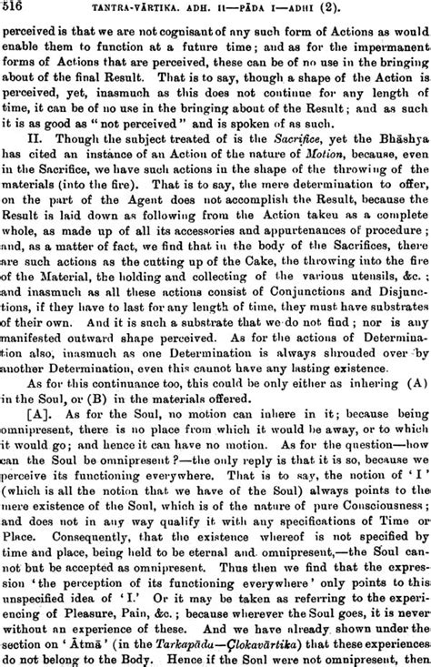 Kumarila Bhatta Tantravarttika A Commentary On Sabaras Bhasya On The