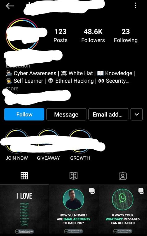 Generic Hacker Instagram Page R Masterhacker