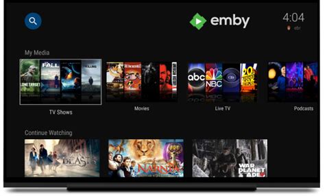 Emby For Android TV Emby