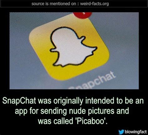 Weird Facts Snapchat Was Originally Intended To Be An App For