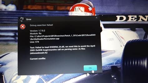 Debug Assertion Error How Do I Fix This Rprojectreality