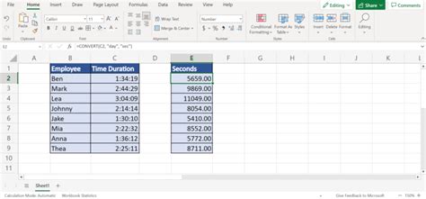 How To Convert Time Duration To Seconds In Excel Sheetaki
