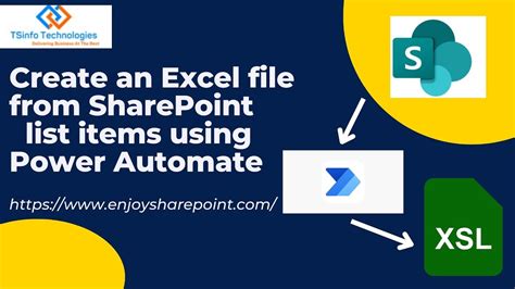 Create An Excel File From Sharepoint List Items Using Power Automate
