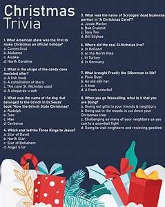Free Christmas Trivia Game Printable Answers