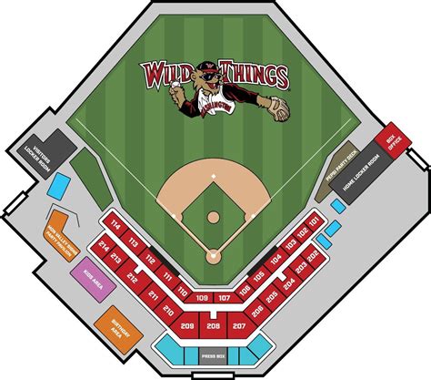 Washington Wild Things Seating Chart